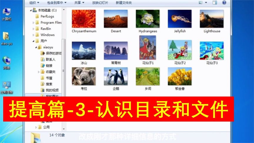 洪恩教你学电脑_Windows7提高篇_3_认识目录和文件