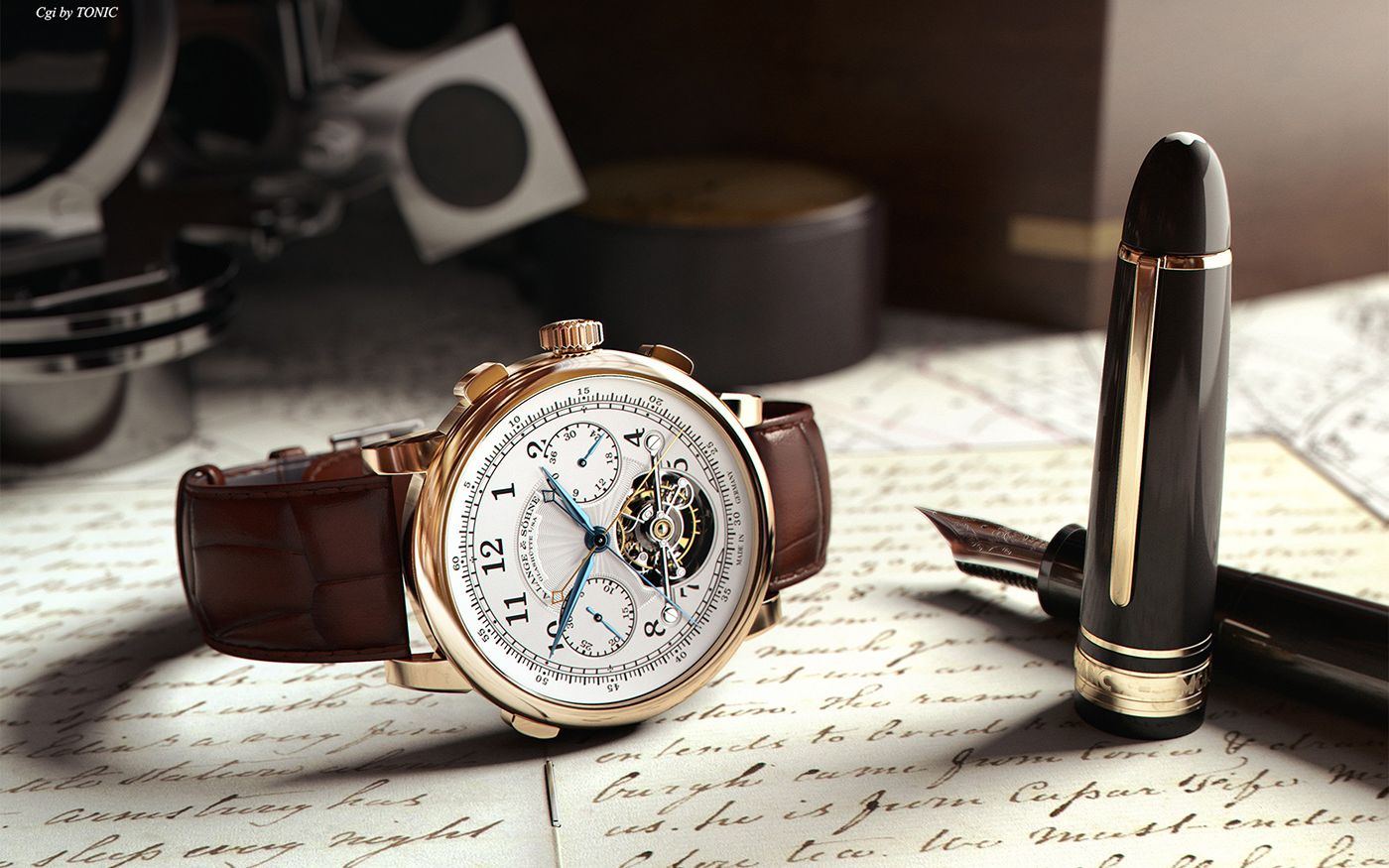 【C4D教程】redshift渲染手表写实真实场景