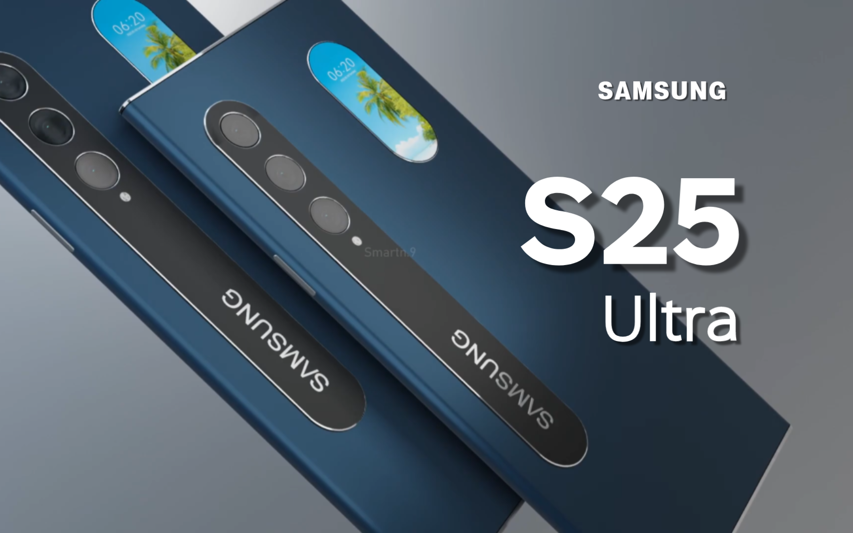 投影手机!【三星 Galaxy S25 Ultra 概念设计!】背部副屏!简约三摄!骁龙...