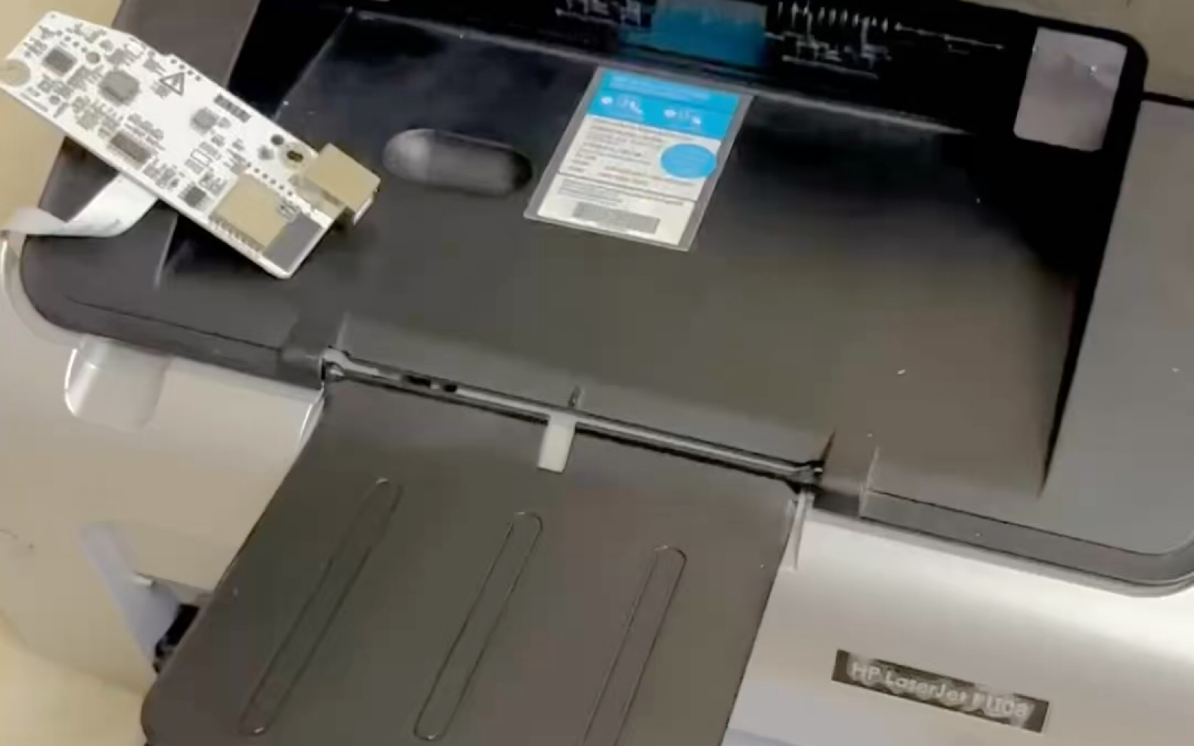 更换惠普HP1106/1108主板,添加无线网络打印功能