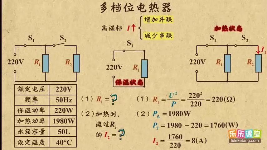 15.5多档位电热器(复习)