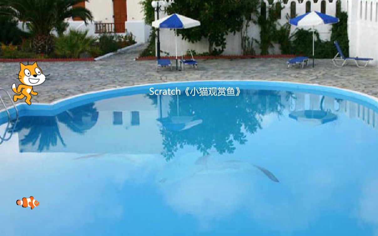 Scratch《小猫观赏鱼》