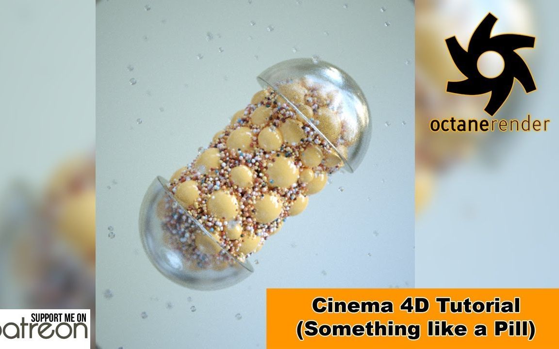 【C4D国外教程】【中文字幕】Cinema 4D建模教程 渲染教程 oc渲染...