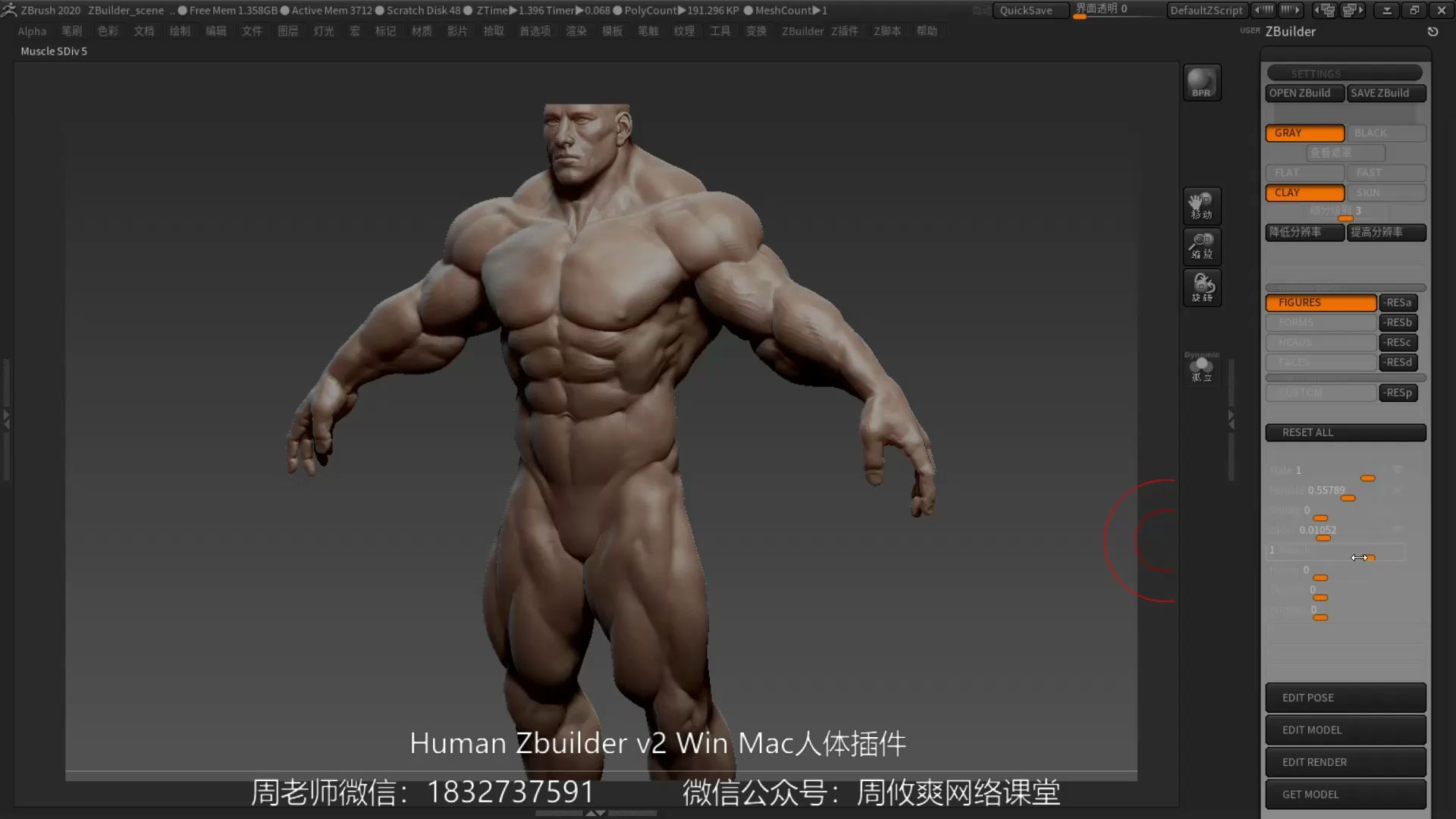 推荐:zbrush人体插件Human Zbuilder v2 Win Mac