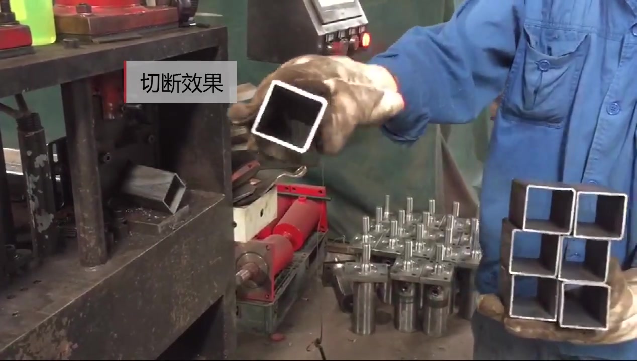 数控全自动方管切断设备角钢冲孔裁断一体机佛山盈通机械厂