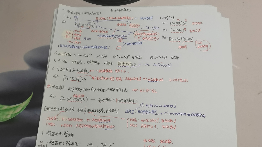 无机化学-配位化合物的定义,螯合物,配体,中心原子,配位数,配位原子,...