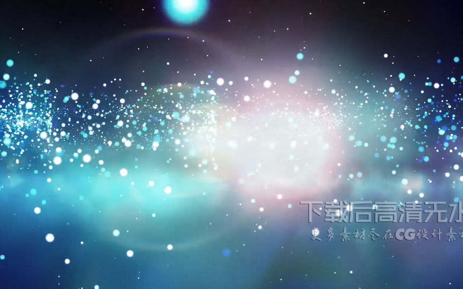 s635 超唯美浪漫梦幻蓝色粒子星空晚会婚礼舞台背景LED视频素材 ...