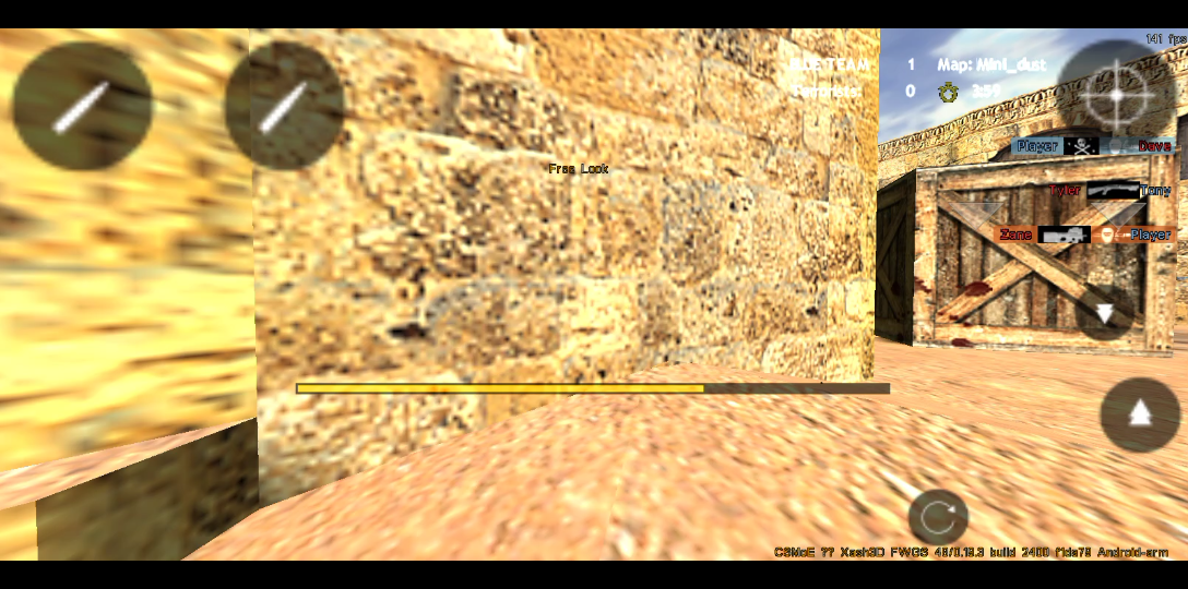 试玩高质量CS手机版MOD CS-PB!