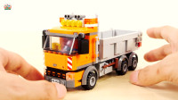 组装乐高矿山自卸车玩具,儿童积木玩具