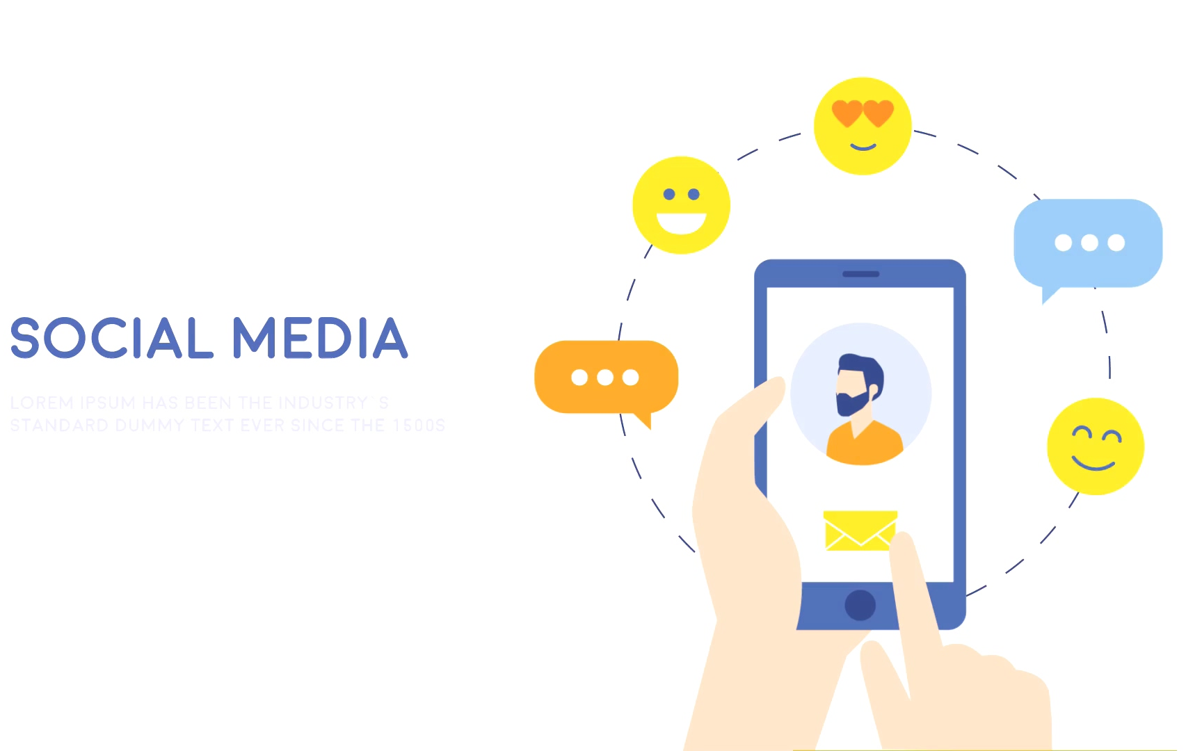 AE模板-2.5D动画效果的人物工作场景视频网页登陆动态页面