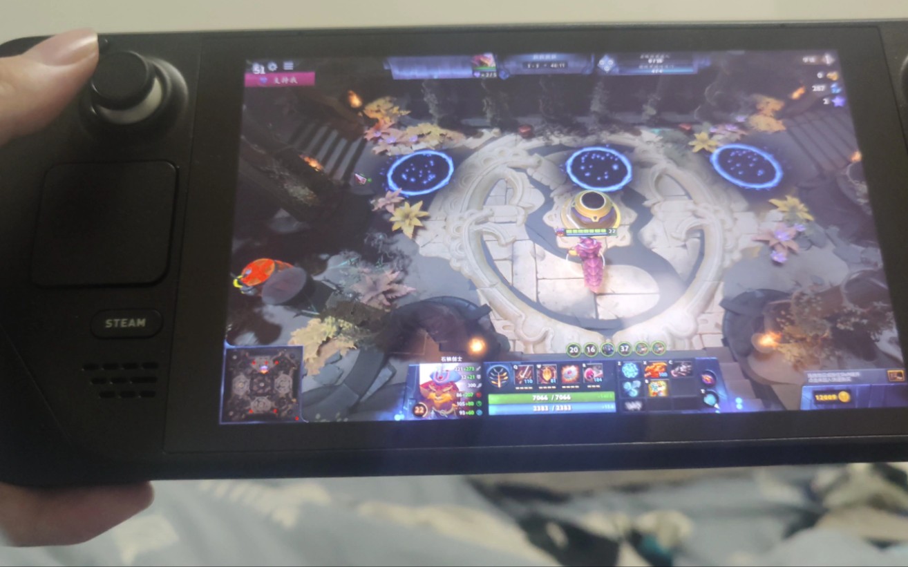 steam deck手柄dota2 简介附改键_第一视角