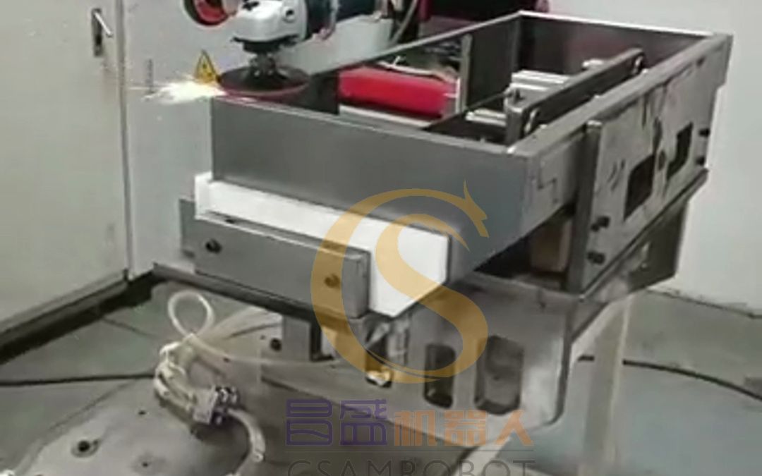 不锈钢焊缝柔性打磨 机器人浮动力控 焊缝恒力打磨浮动头