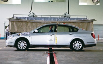 2007 东风日产 天籁 全面碰撞测试 c-ncap