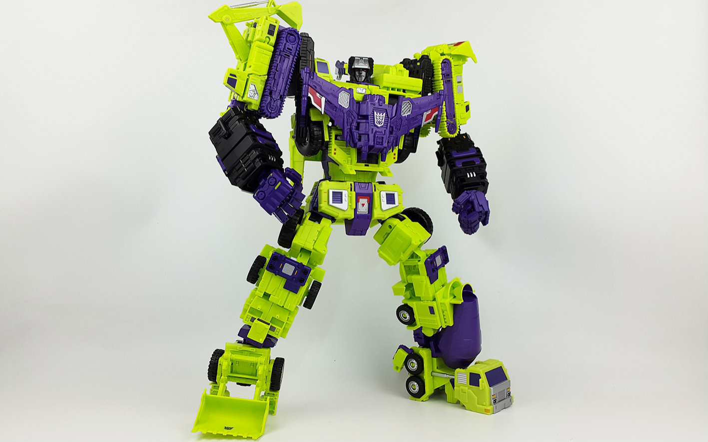 [刘哥模玩空间119]变形金刚X2toys IDW泰坦级大力神配件包视频分享