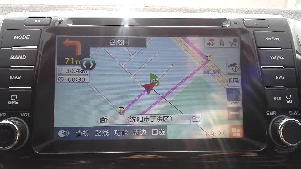 这是威驰车载导航页面,凯立德系统,画质清.【来自懂车帝车友圈】