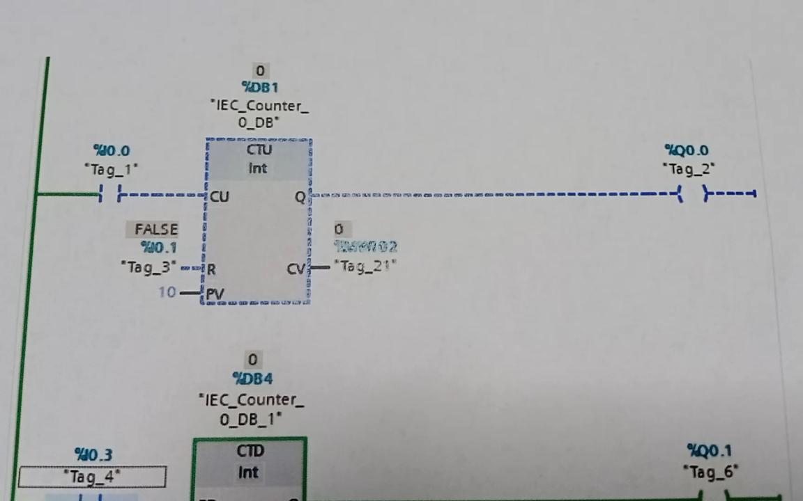 PLC1200增计数器和减计数器的使用