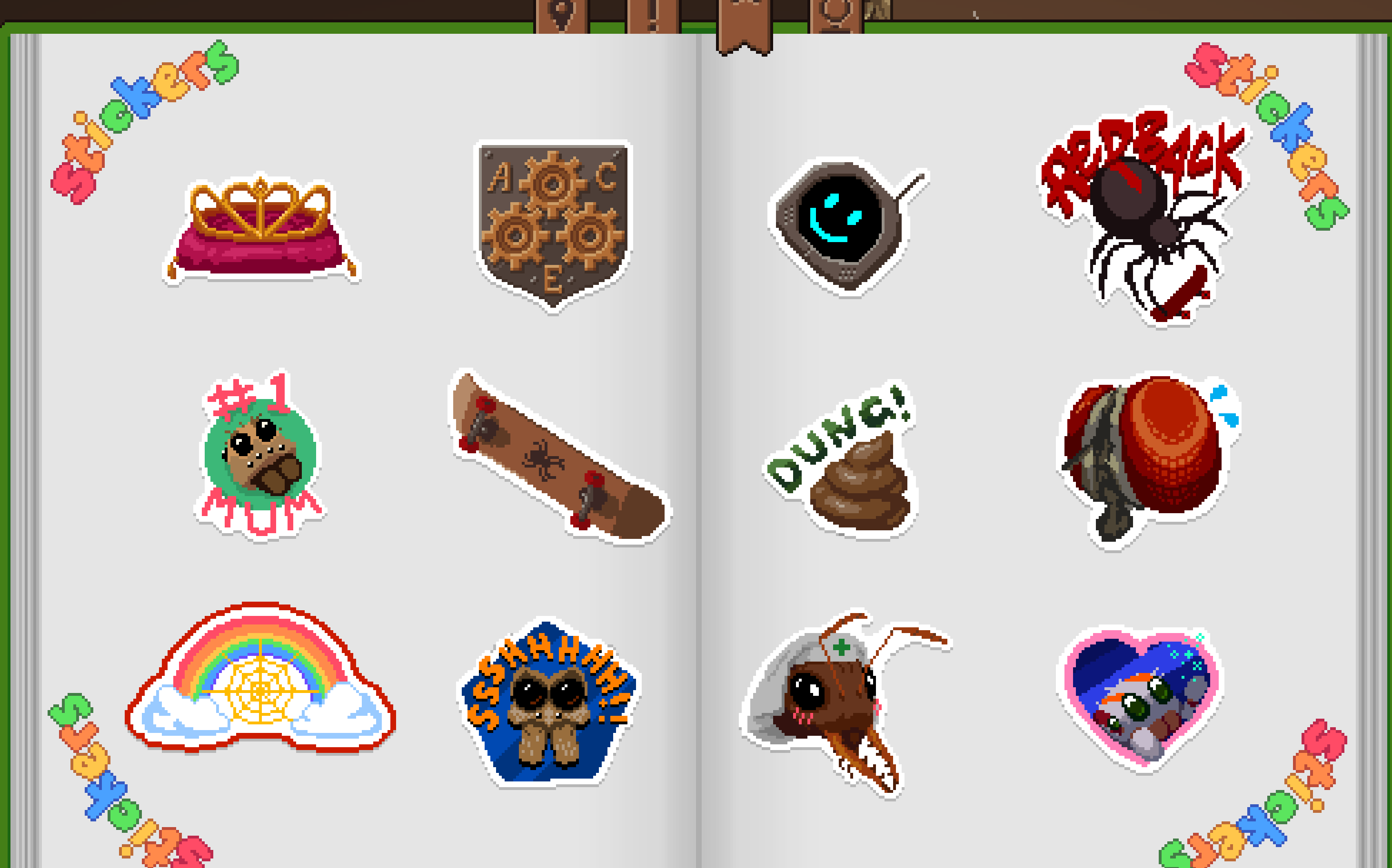 【勇网直前/webbed】全贴纸收集补充