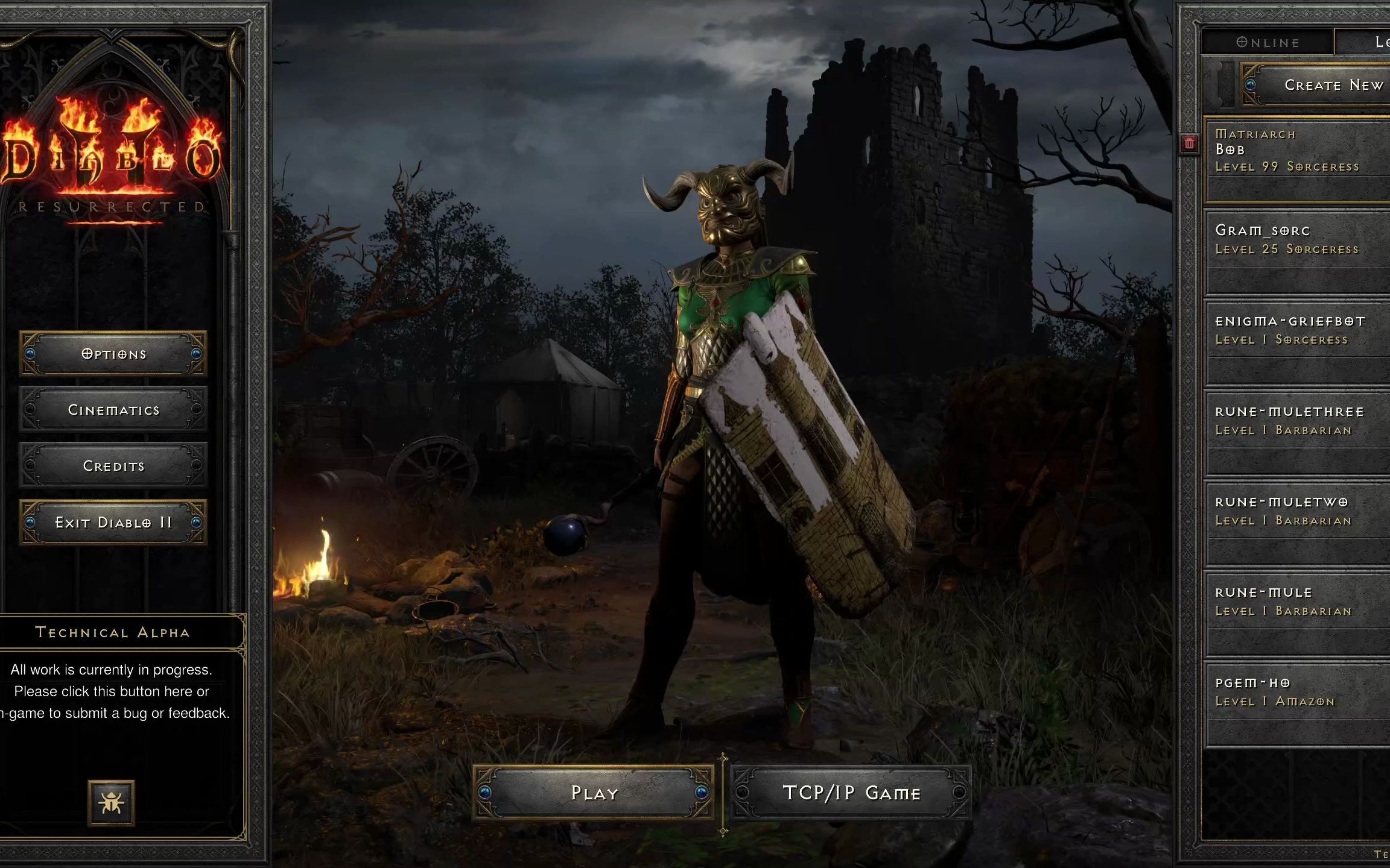 【转载】暗黑2 重制版Alpha测试 99级法师击杀地狱巴尔