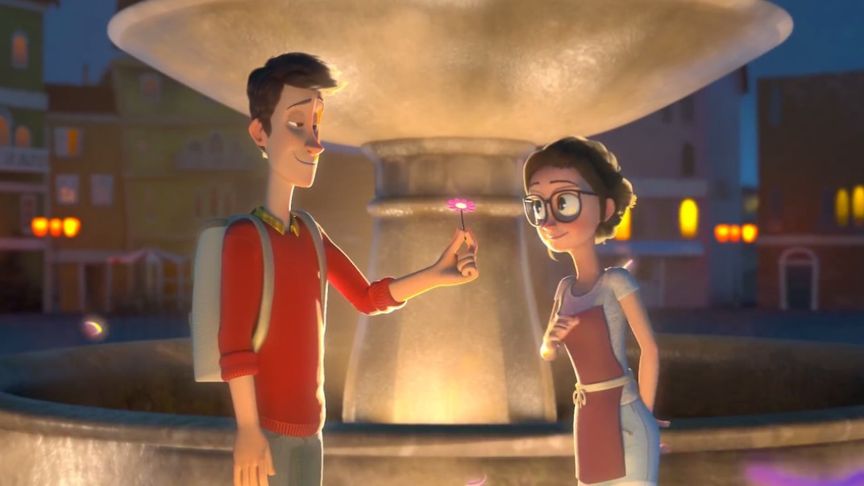 超唯美动画短片,祝愿天下有情人