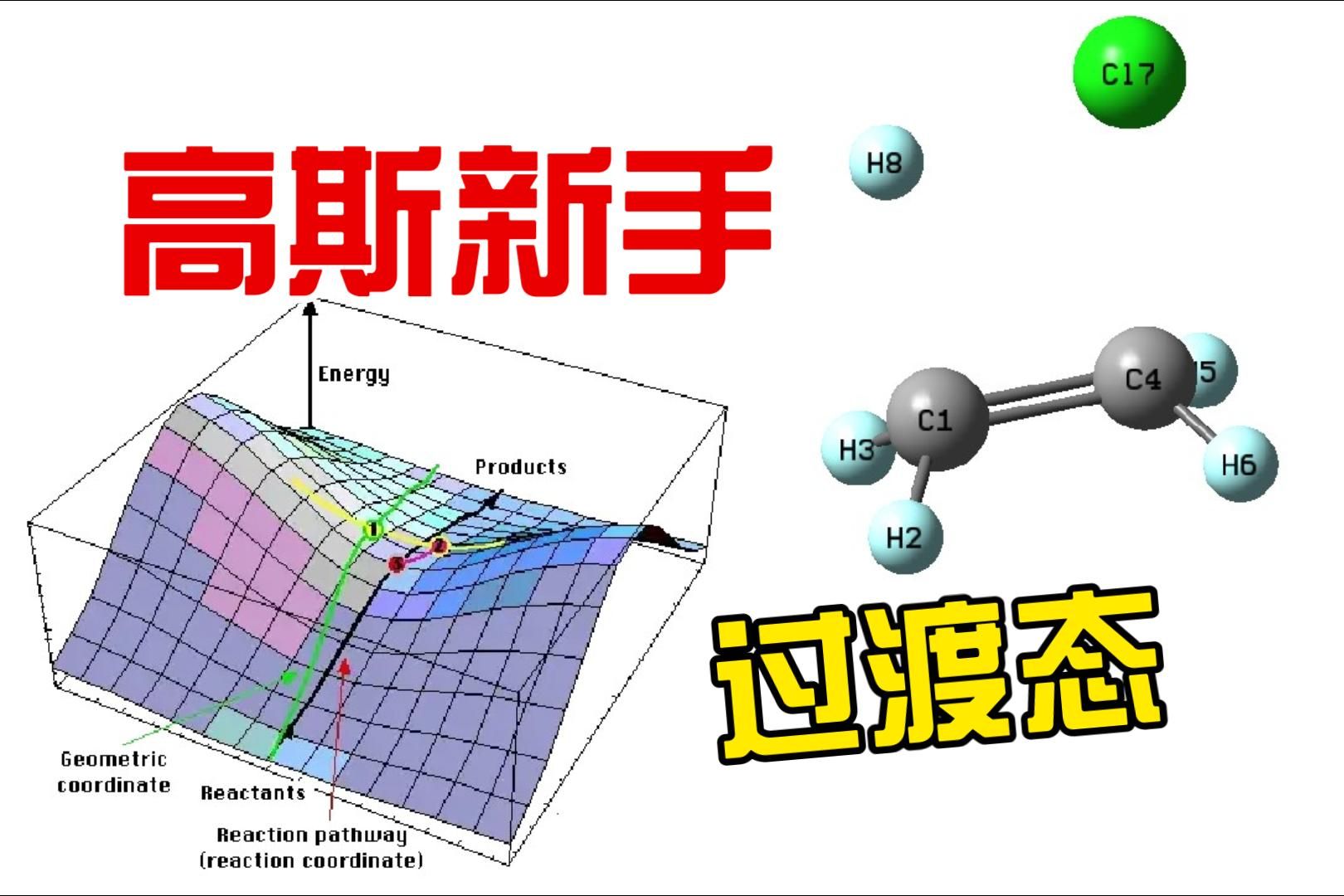 【高斯】29-基础课- 过渡态计算基础 | 跟着文献学高斯 Gaussian View ...