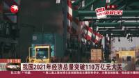 新闻日历 我国2021年经济总量突破110万亿元大关
