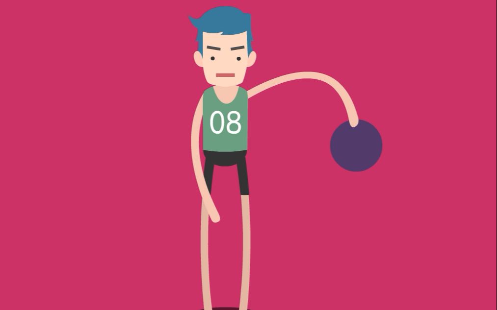 【dodoup.Animate动画教程】打篮球的人