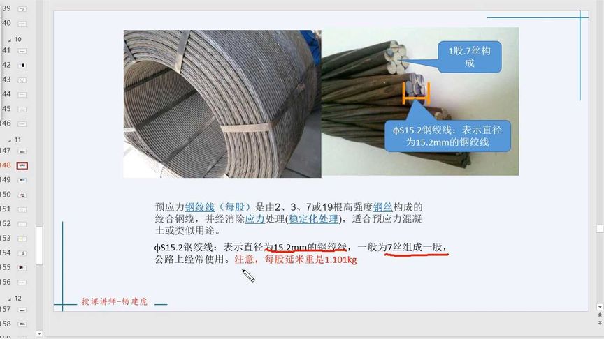 11公路造价桥梁钢绞线锚具丝股束的计算