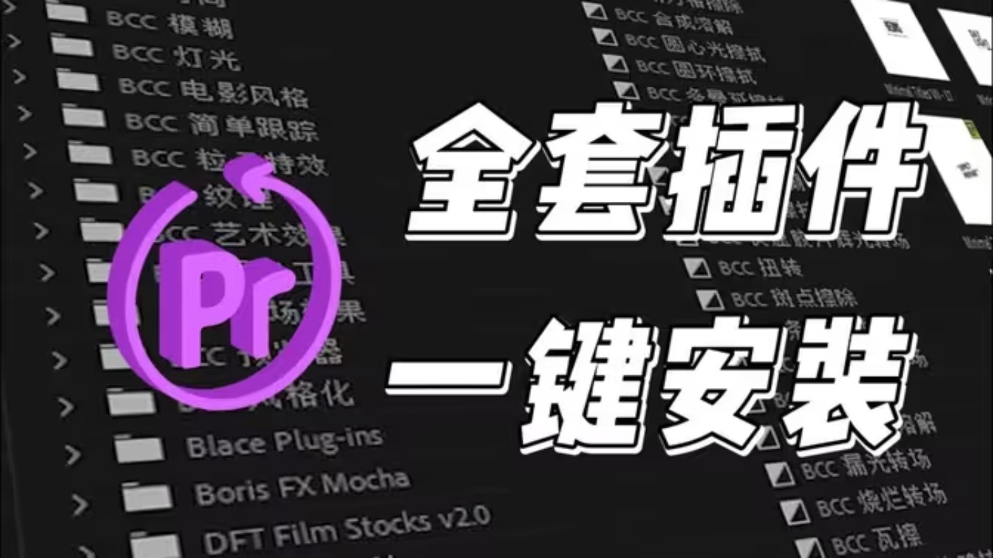 【PR插件】白嫖2025年最强PR插件大集合!16000+一键搞定!预设、...