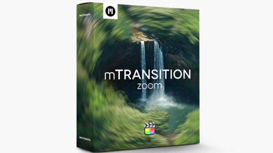 FCPX插件-50种剪辑师必备镜头转换变焦模糊冲击缩放卡点转场过渡...