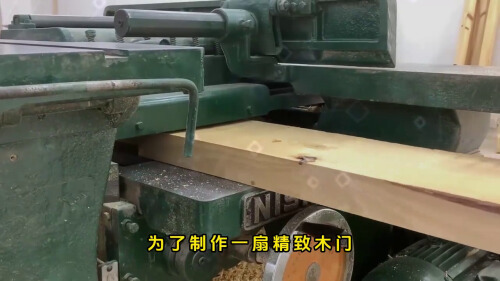 手工打造精致木门,这样的用料及工艺,卖的天价去了