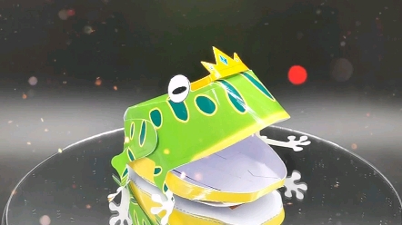 纸宝青蛙王子#亲子手工纸模型纸艺纸模手工制作3D立体原创设计