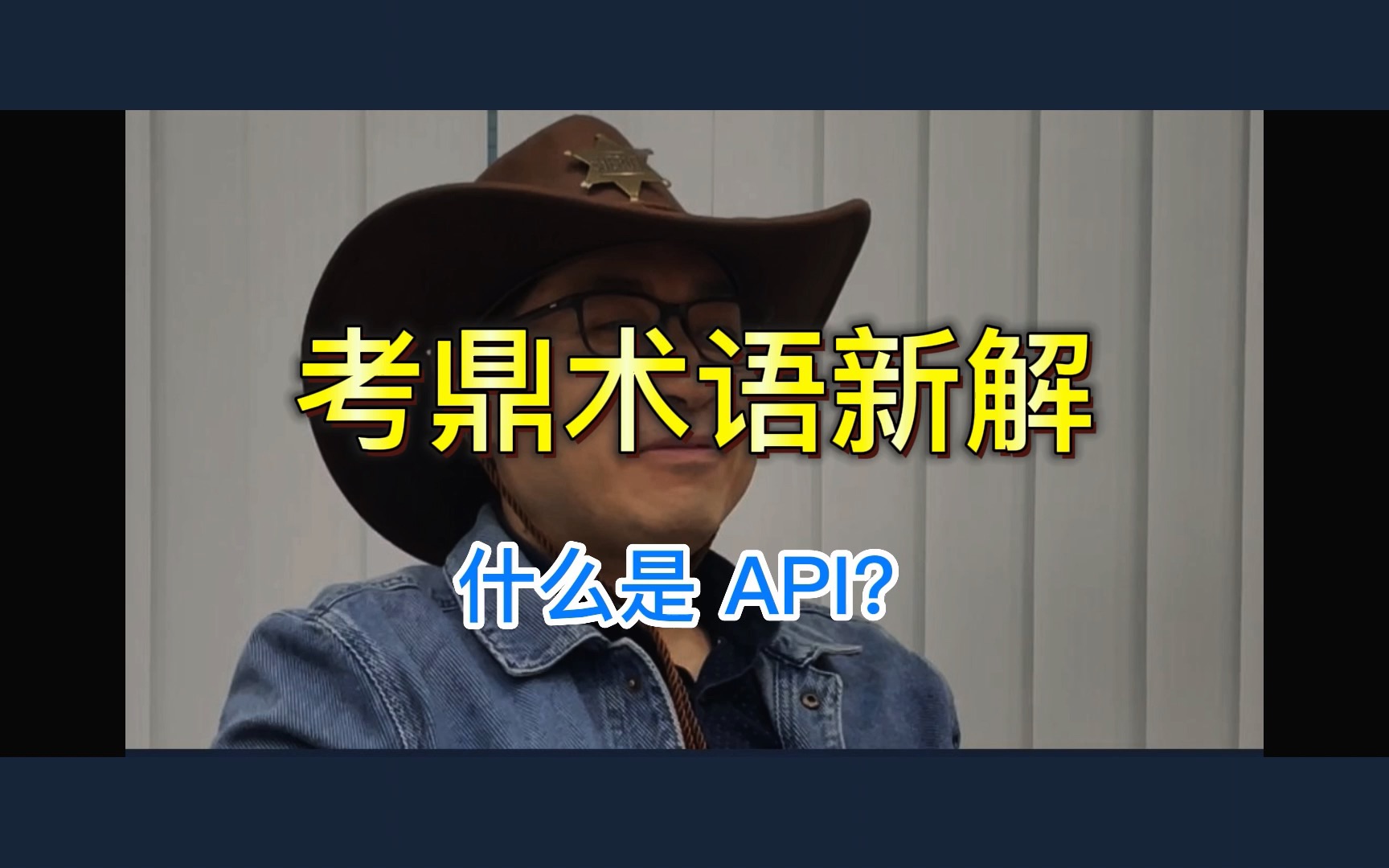 接口是软件系统提供服务的窗口【考鼎术语新解】API