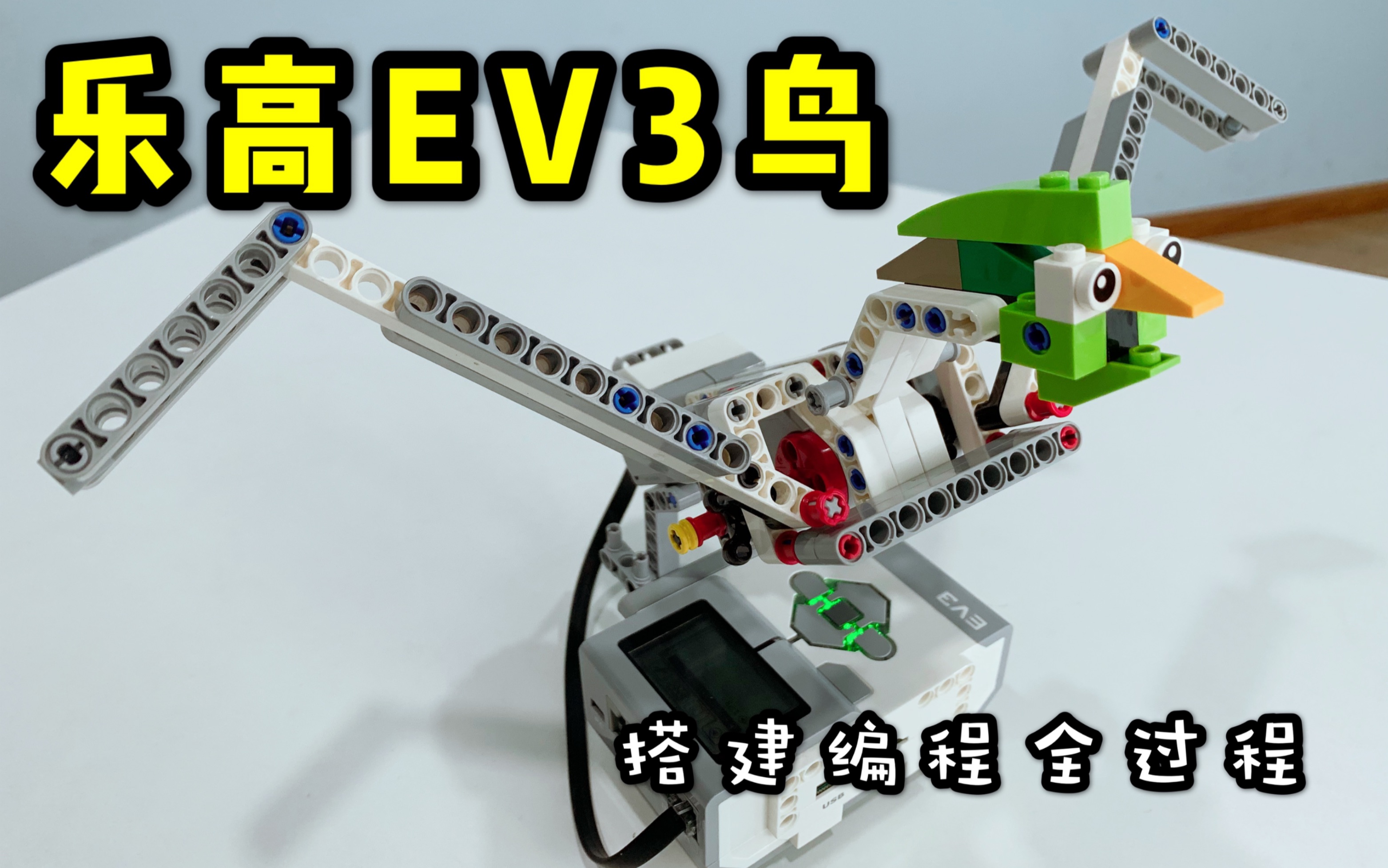 【乐高EV3】鸟搭建编程全过程