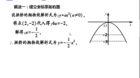 二次函数与拱桥问题(李成群)