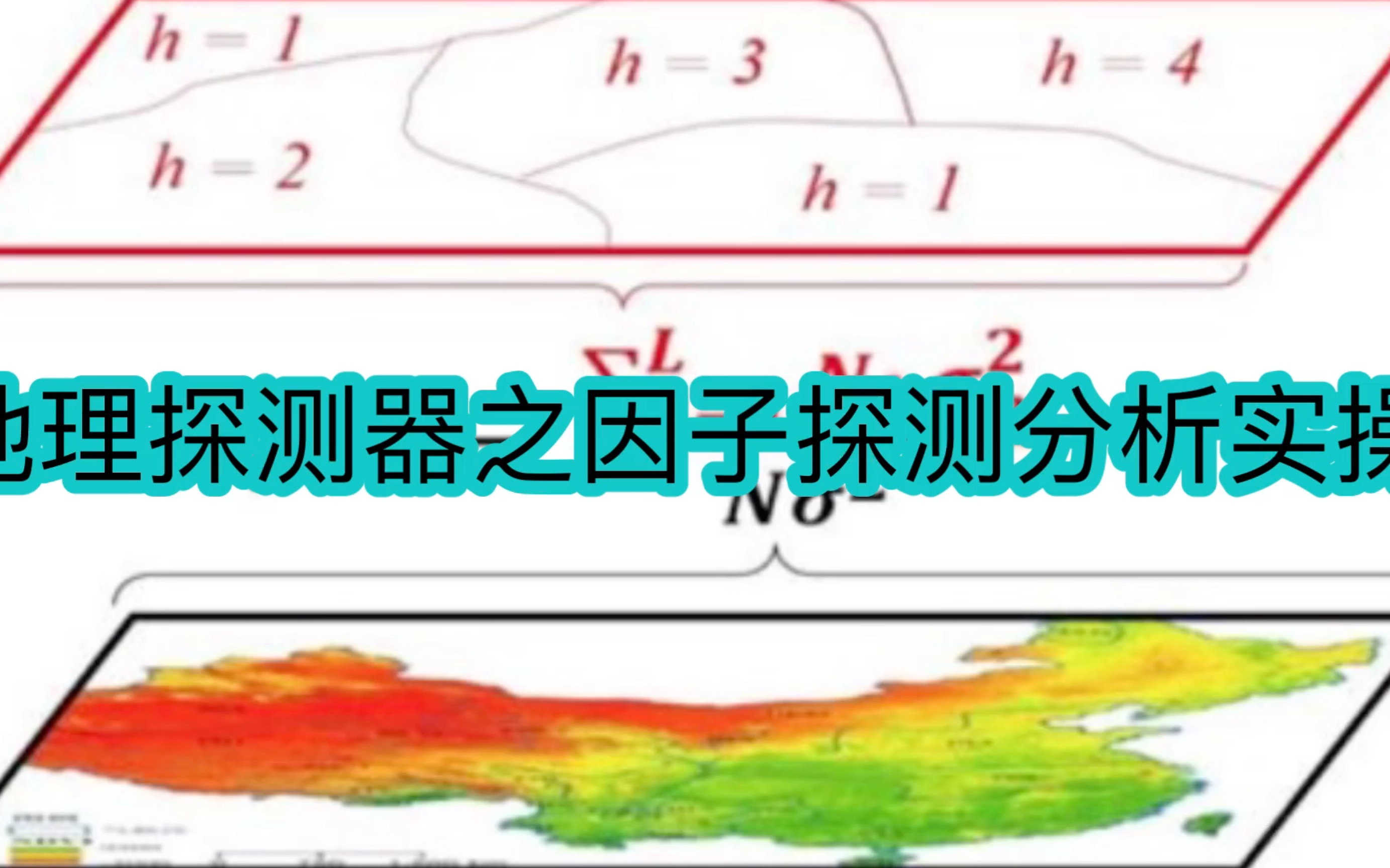 地理探测器之因子探测操作过程(制图表达做法)
