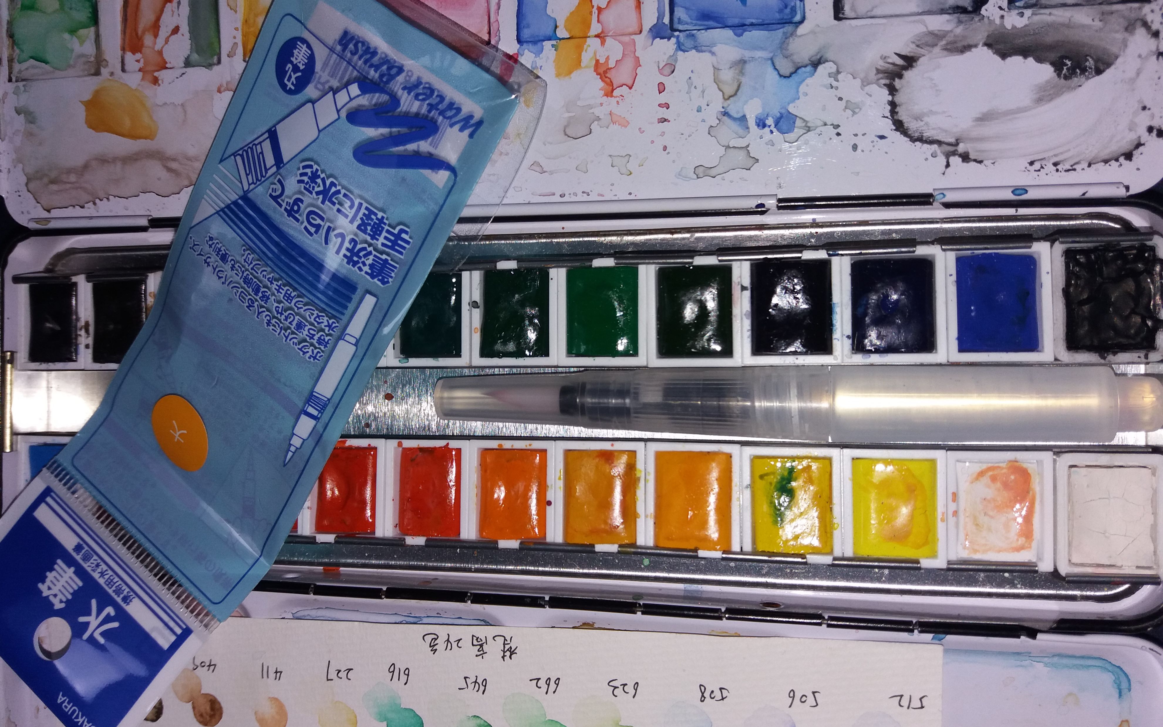 某宝4元包邮水彩自来水笔测评