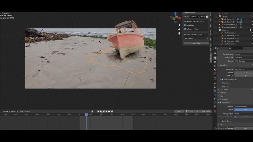 blender -特效合成-通过手机和摄像头追踪-轻松追踪目标物体