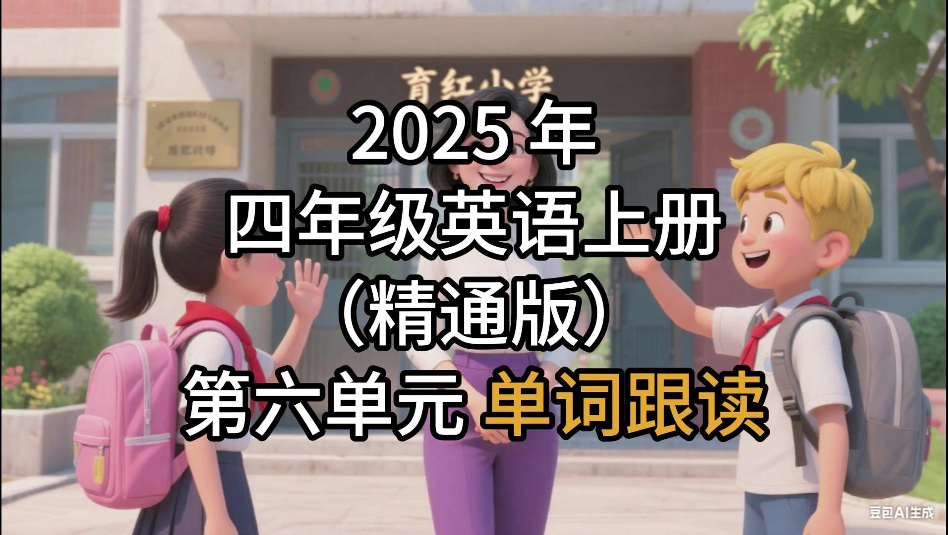 ...四年级英语入门从零开始学,四年级英语上册教学视频,同步课堂,还原...