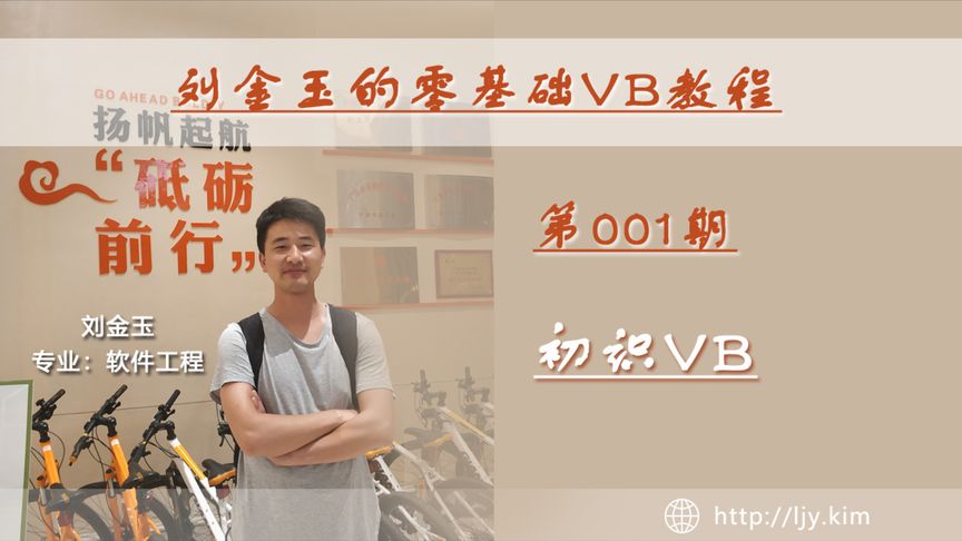 零基础VB教程001期:初识VB