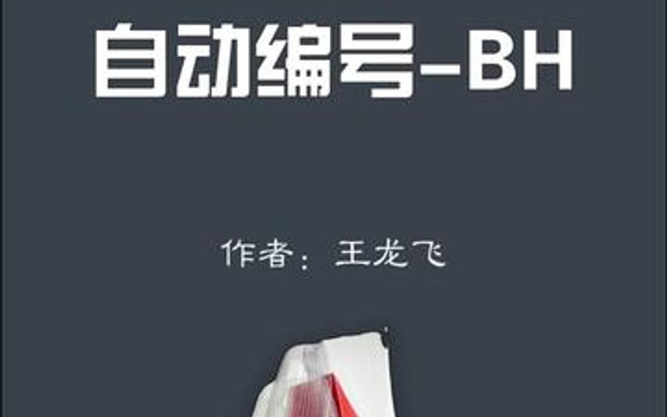CAD自动编号命令～BH