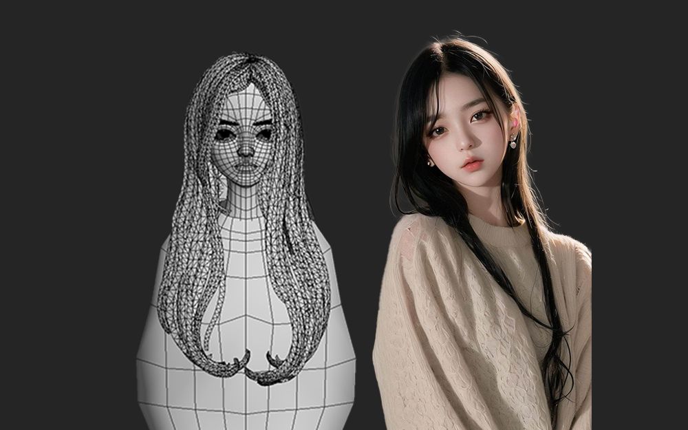 3DMAX人物建模,超美女性角色模型制作全过程讲解 3DMAX也能还原...