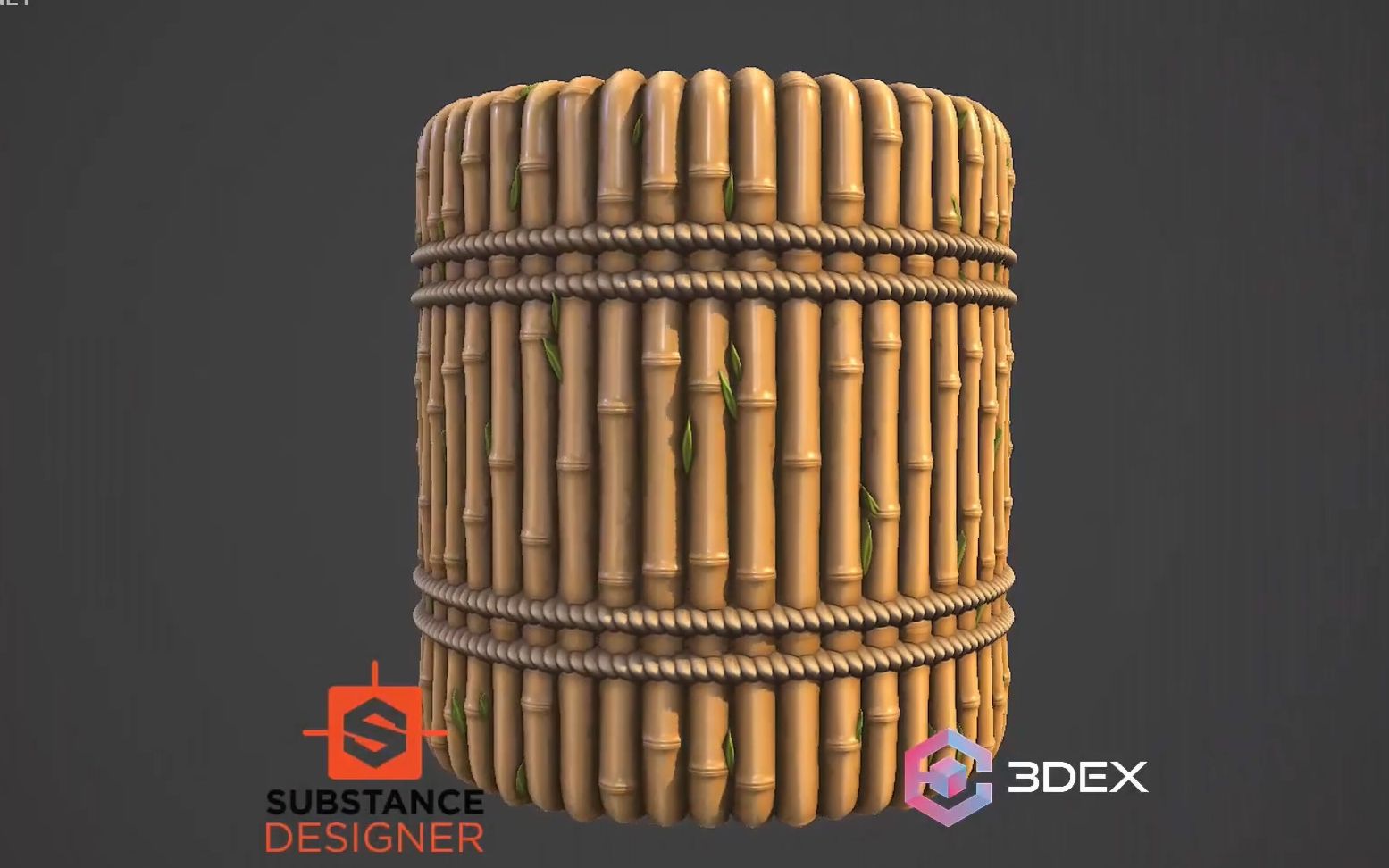Substance Designer 2020 制作竹子材质