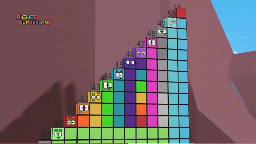 数字积木的搭建学习1到100的数数