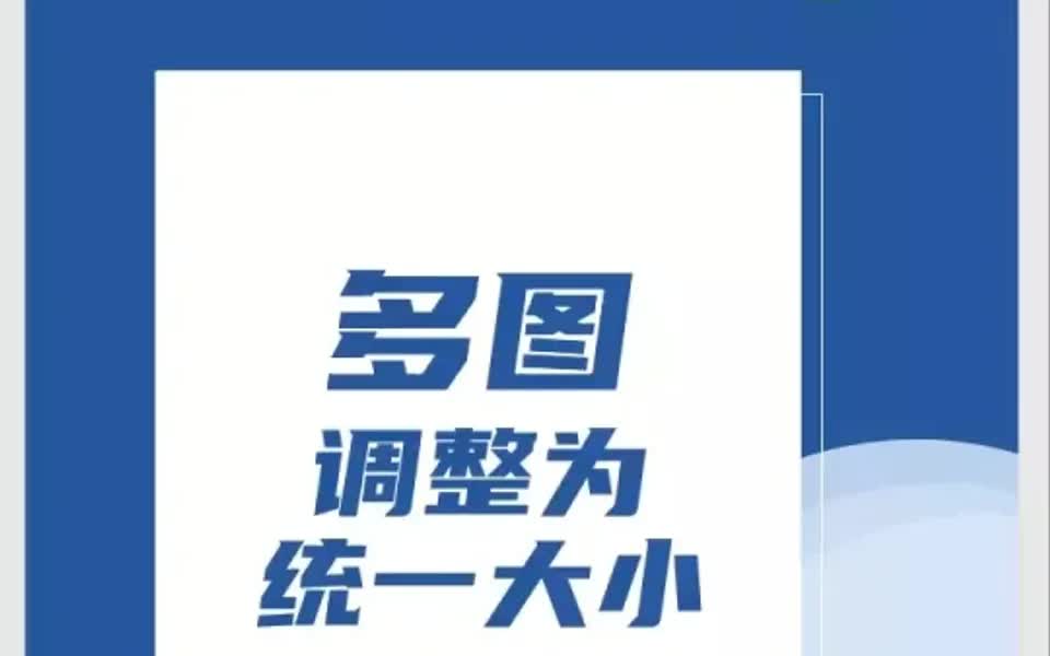 word教程多张图片快速调整为统一大小