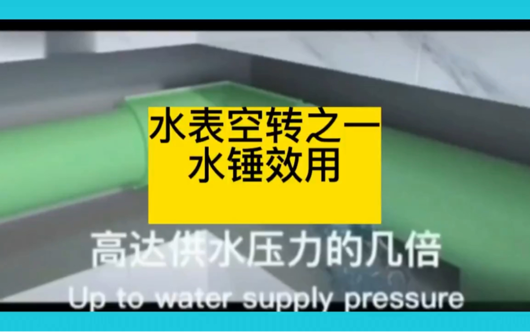 水表空转,并不一定就是水管漏水。还有一个情况就是水锤造成的。...