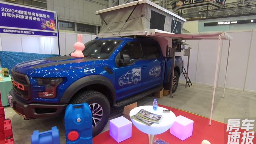 几万块就能让皮卡变成水电齐全的升顶房车,长城炮改装房车新方案