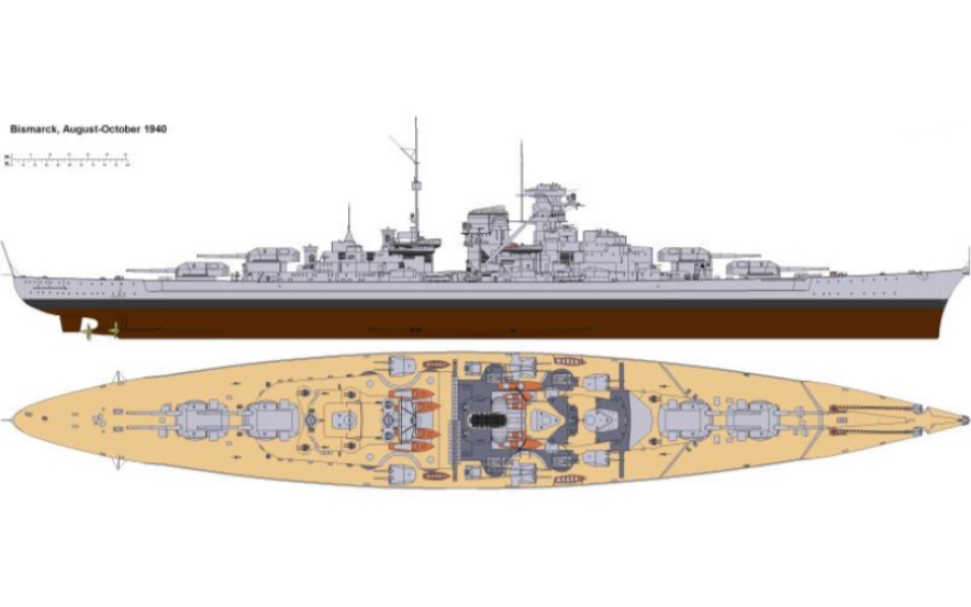 【战舰世界】俾斯麦号战列舰初剪