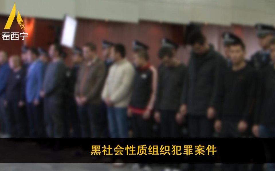 青海首例涉黑案件公开审理