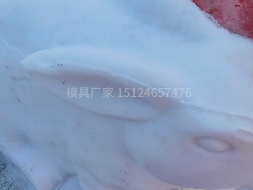 用雪人模具制作小兔子全过程