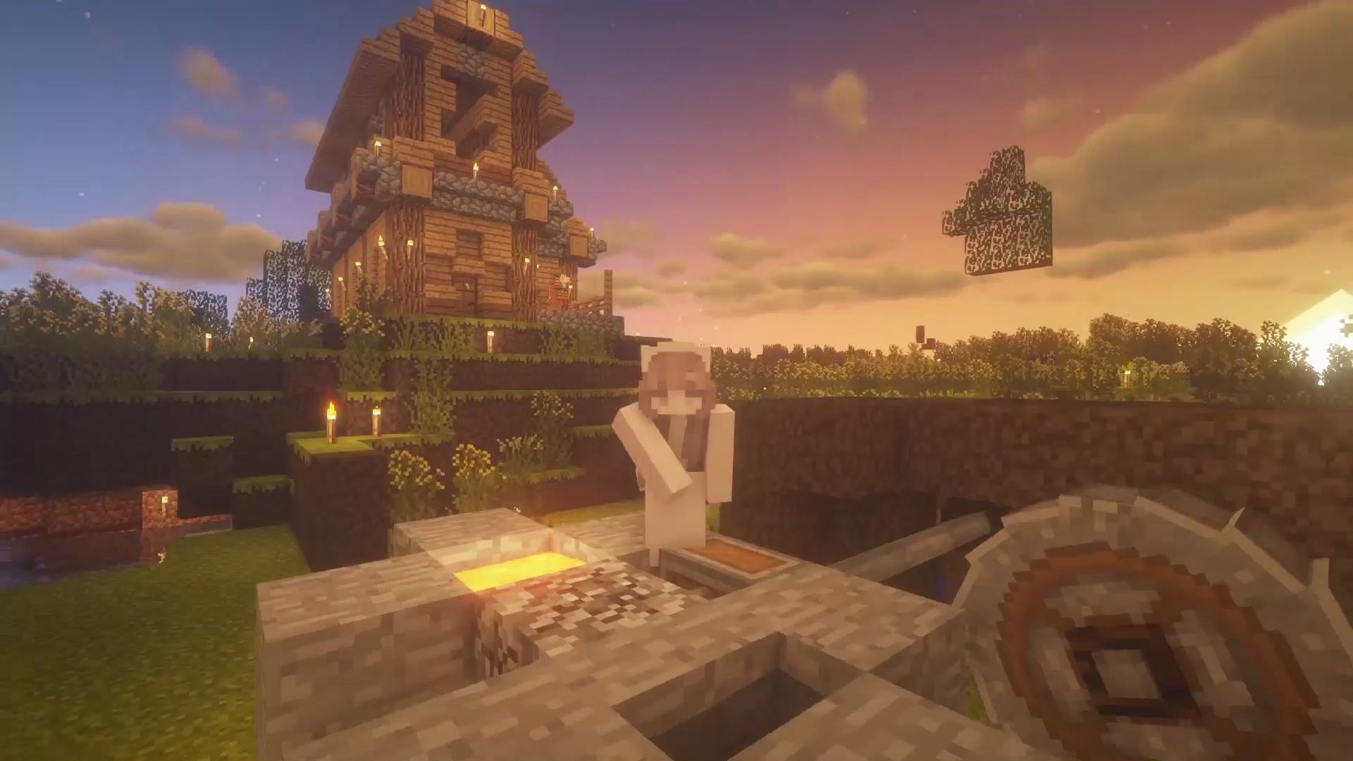 辊(gun)压机+鼓风机get!我的世界1.14.4-Create-机械动力/机械朋克 梦ep4